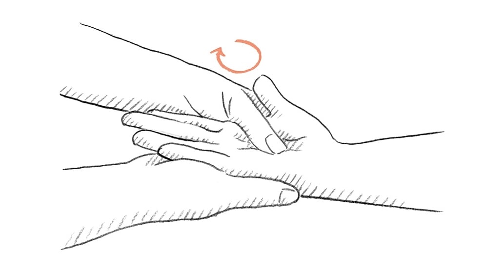 Do it yourself how to give yourself a hand massage
